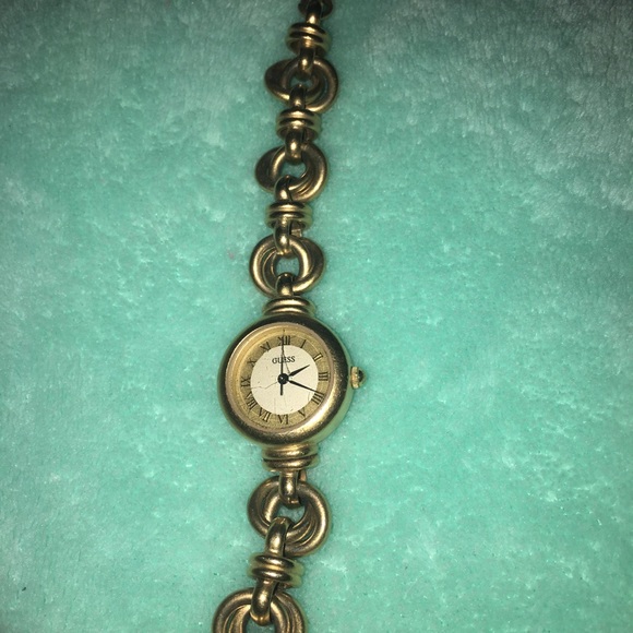 Guess | Accessories | Gold Chain Guess Ladies Watch | Poshmark